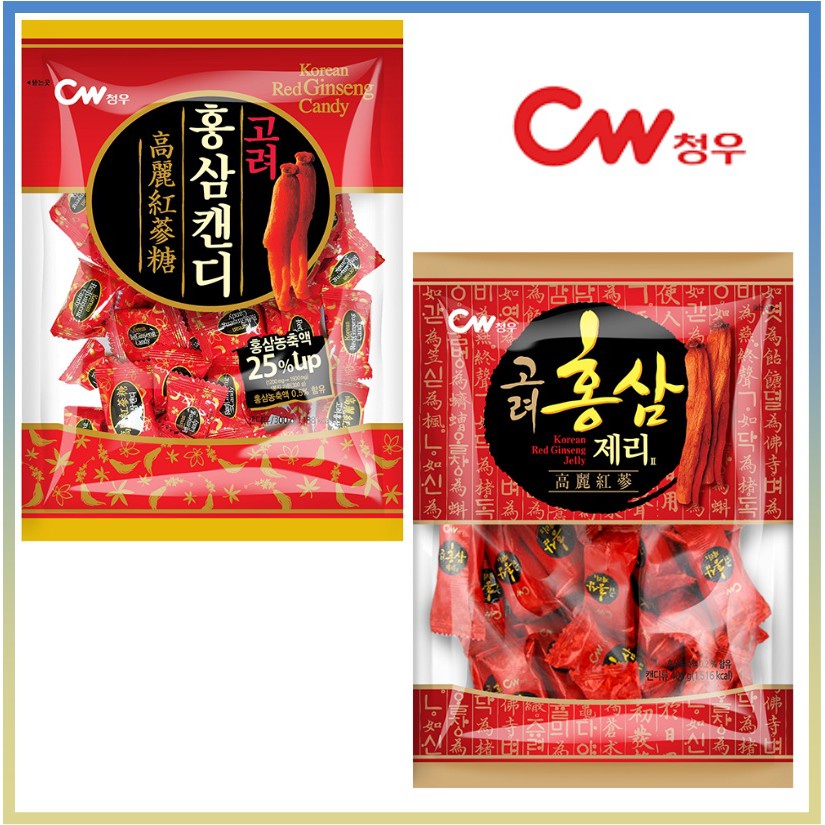 [CW] Korean Red Ginseng Candy 300g, Korean Red Ginseng Jelly 400g ...