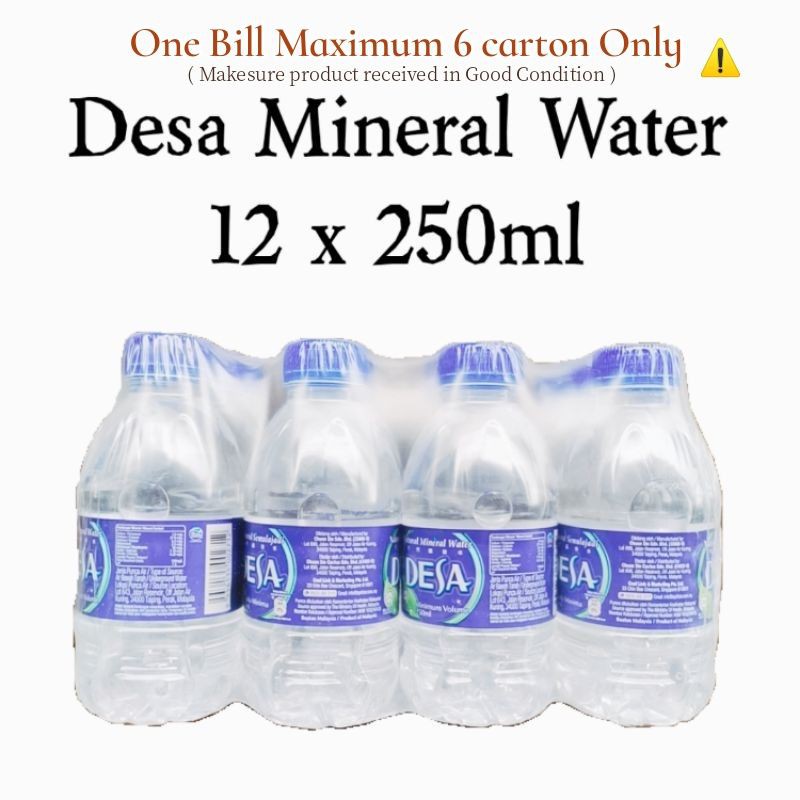 ( READY STOCK ) Desa Mineral Water 12 x 250ml | Shopee Malaysia