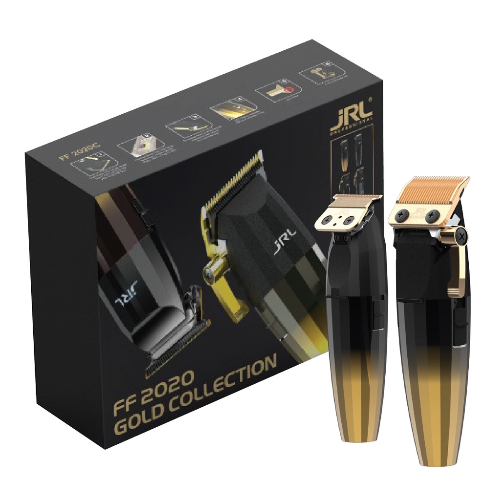 JRL Combo Set FF2020 Limited Gold Collection (1 Gold Clipper + 1 Gold ...