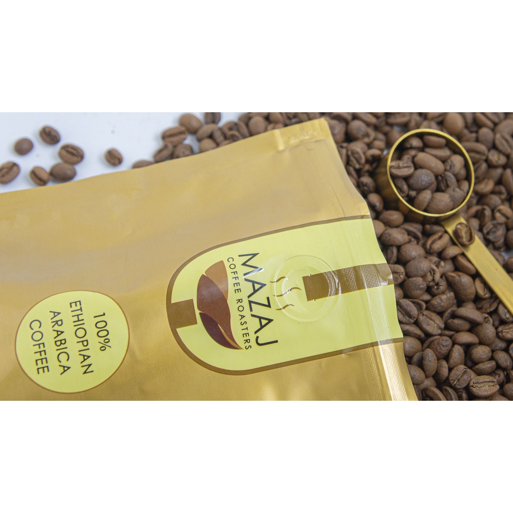 [MAZAJ COFFEE] Premium Roasted Coffee Beans |Ethiopia Sidamo|[MEDIUM ...