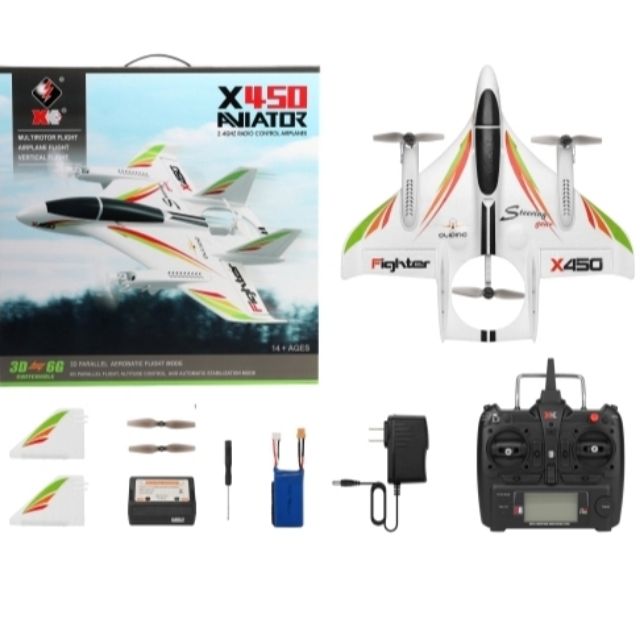 XK X450 AVIATOR DRONE & PLANE 2 IN 1..STOCK IN MALAYSIA FREE SHIPPING ...