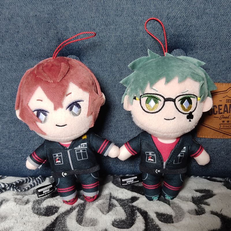 Genuine Disney Twisted Wonderland Riddle & Trey SEGA Plush Strap Doll ...