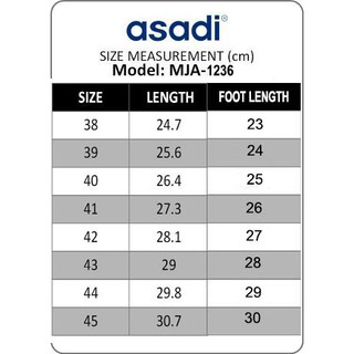 【Extra Size】asadi MJA1236 Water Resistant Slip on Selipar Sandal Unisex ...