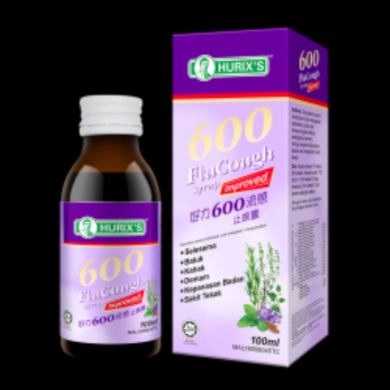 HURIX'S 600 FLUCOUGH SYRUP IMPROVED | Shopee Malaysia