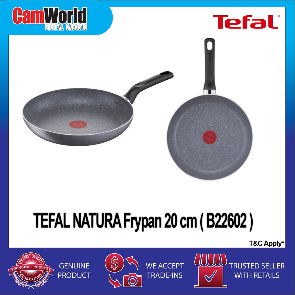 TEFAL NATURA Frypan 20 cm ( B22602 ) | Shopee Malaysia