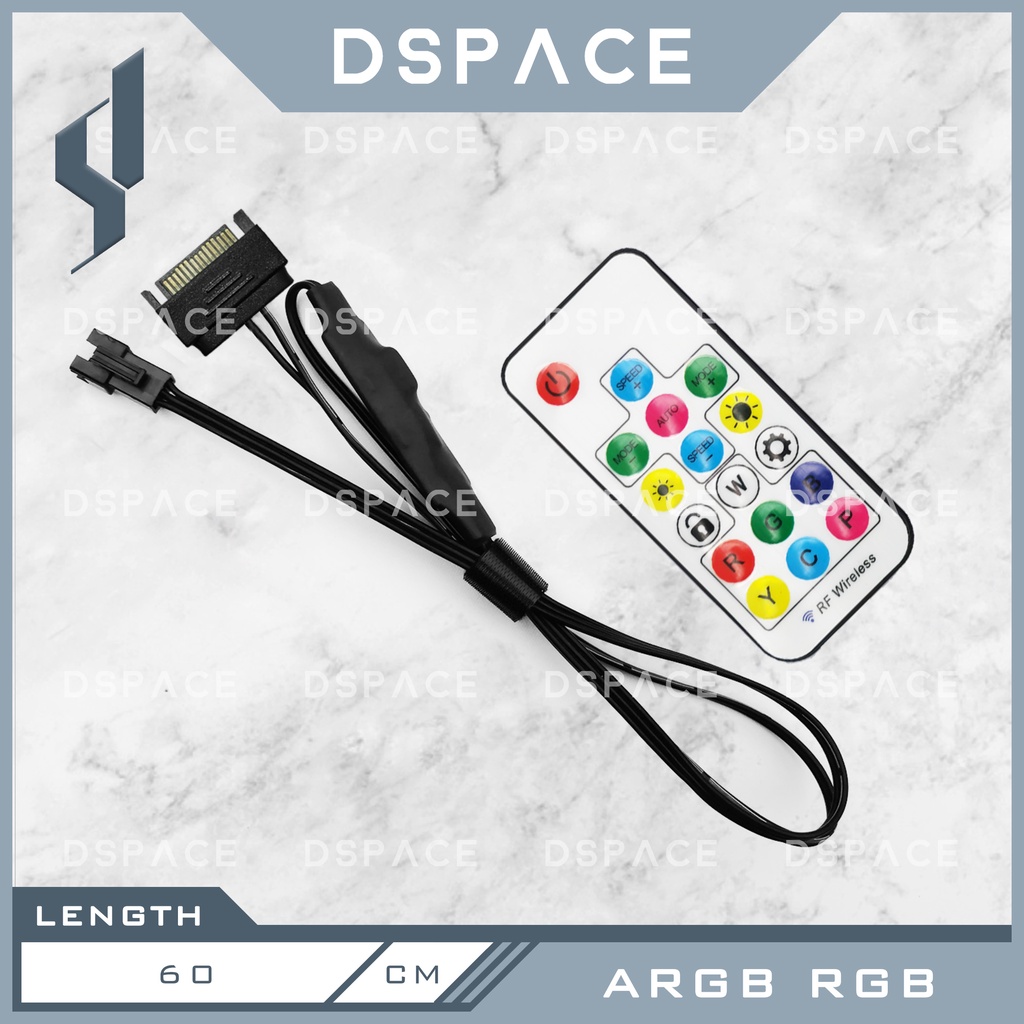 5V 3pin / 12V 4pin RGB Controller RF For RGB LED Lighting with Molex ...