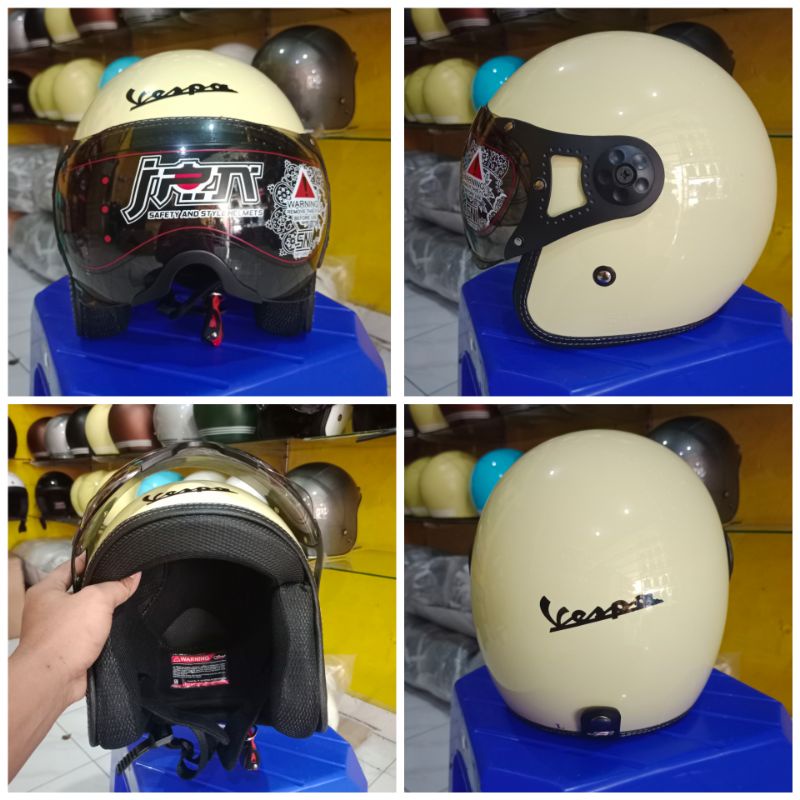 Vespa PILOT Helmet ORI JPN | Shopee Malaysia