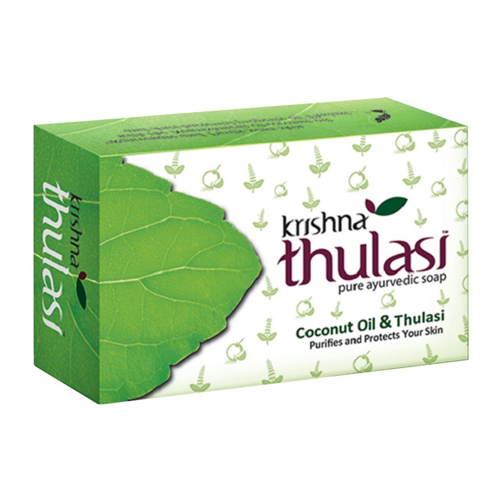 NEW PACKAGING! Krishna Thulasi Herbal Soap 75gm (Herbal Soap) | Shopee Malaysia