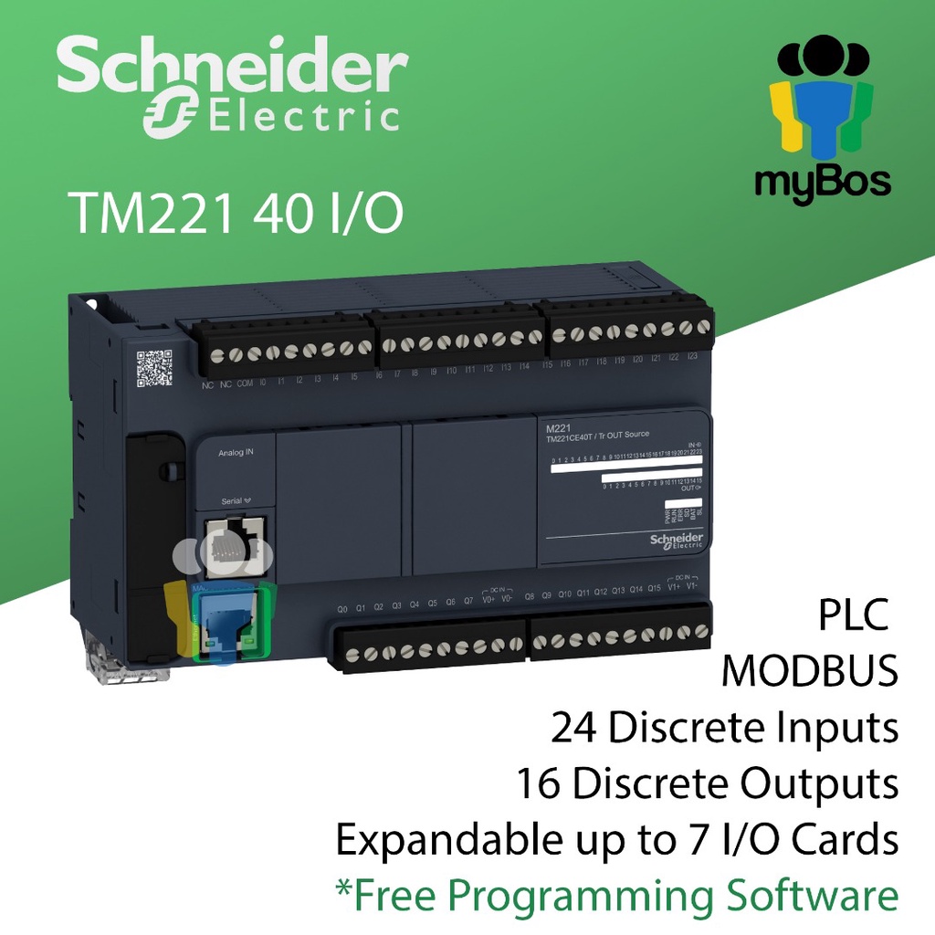 Schneider M221 / TM221 PLC Programmable Logic Controller TM221C40R ...