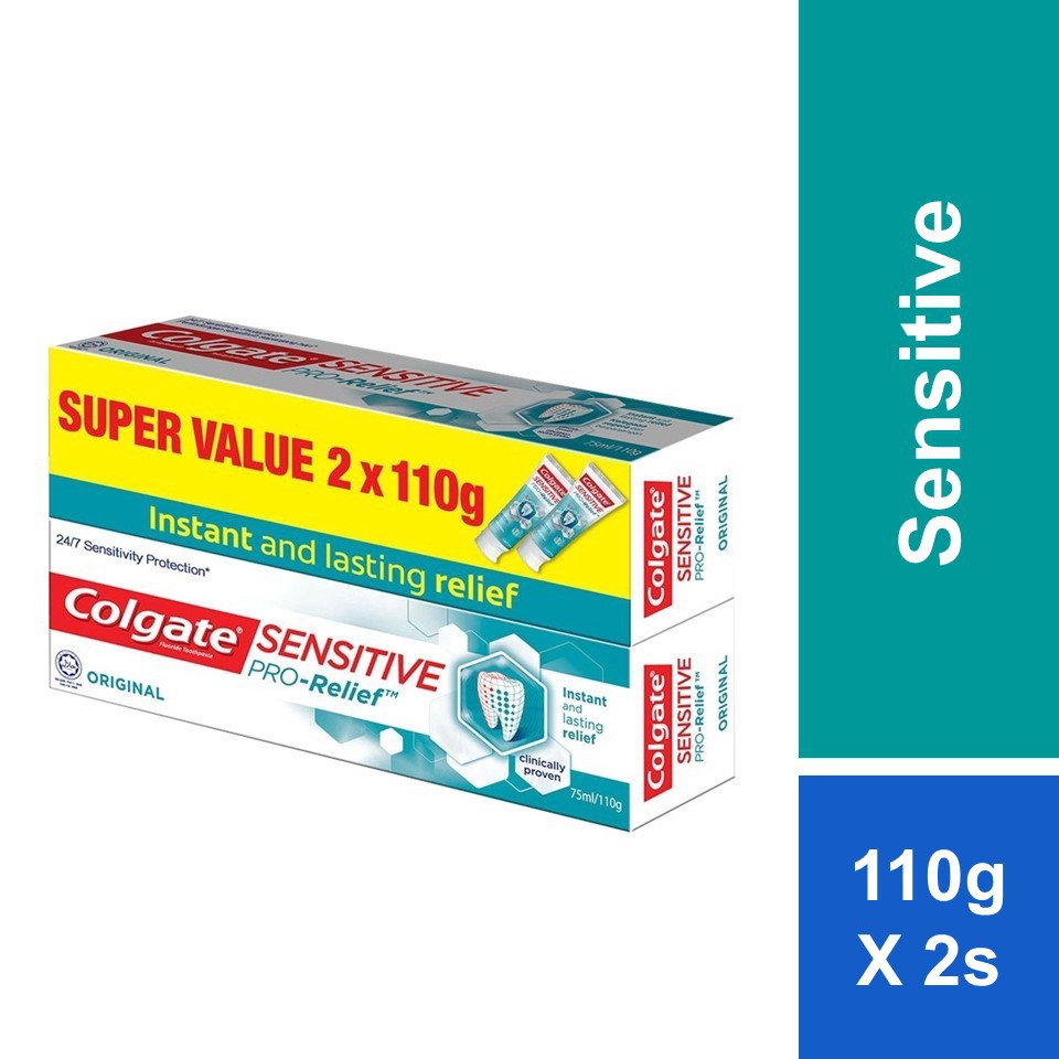 Colgate Sensitive Pro Relief Toothpaste Original 110g x 2s [Valuepack ...