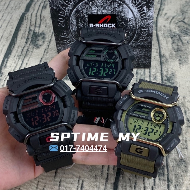 CASIO G-SHOCK GD-400-1DR / GD-400-9DR / GD-400MB-1DR / GD-400-1 / GD-400-9 / GD-400MB-1 / GD-400 ...
