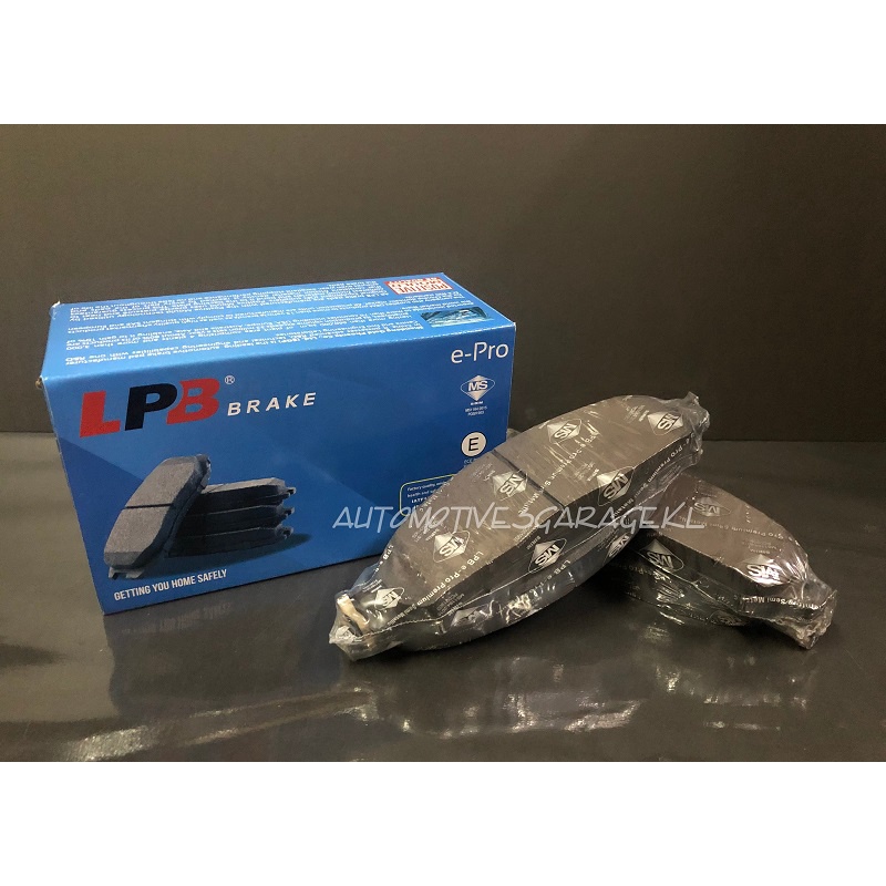 LPB E-PRO BRAKE PADS - FRONT - A23370 - NISSAN NAVARA NP300 / SERENA ...
