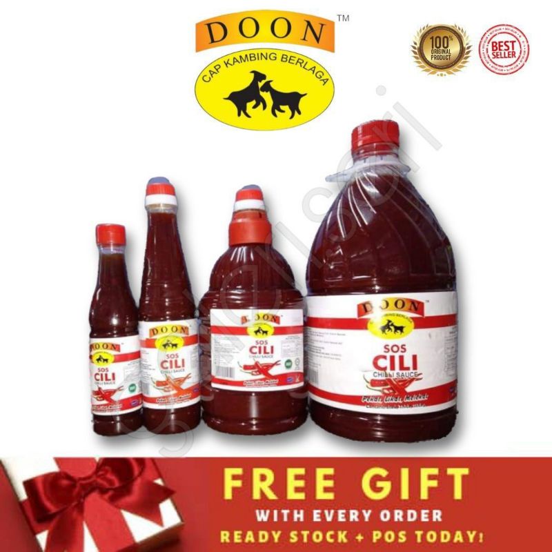 SOS CILI DOON CAP KAMBING BERLAGA (CHILE SAUCE) | Shopee Malaysia