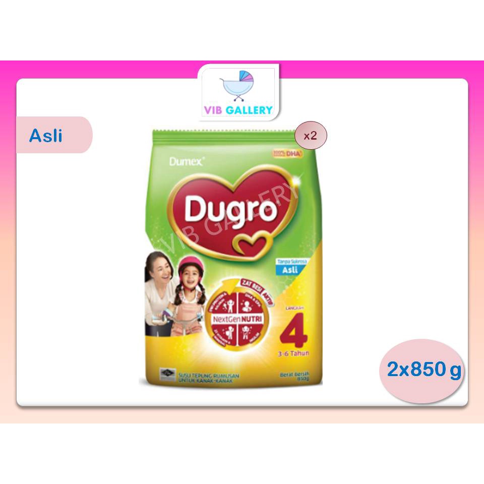 DUGRO 4 [2X850g] 4-6 tahun (Asli / Madu / Choc ) | Shopee Malaysia
