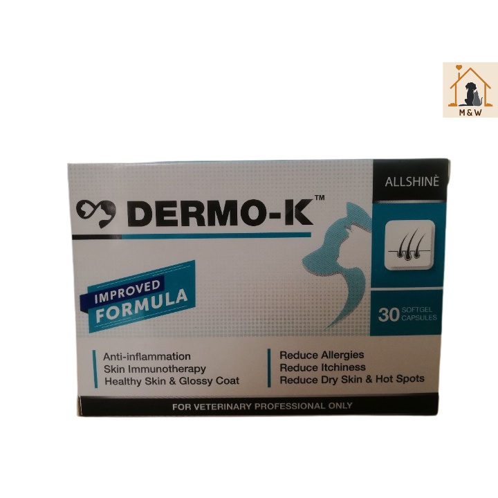Dermo-K For Dogs and Cats (30 Softgel Capsules) | Shopee Malaysia
