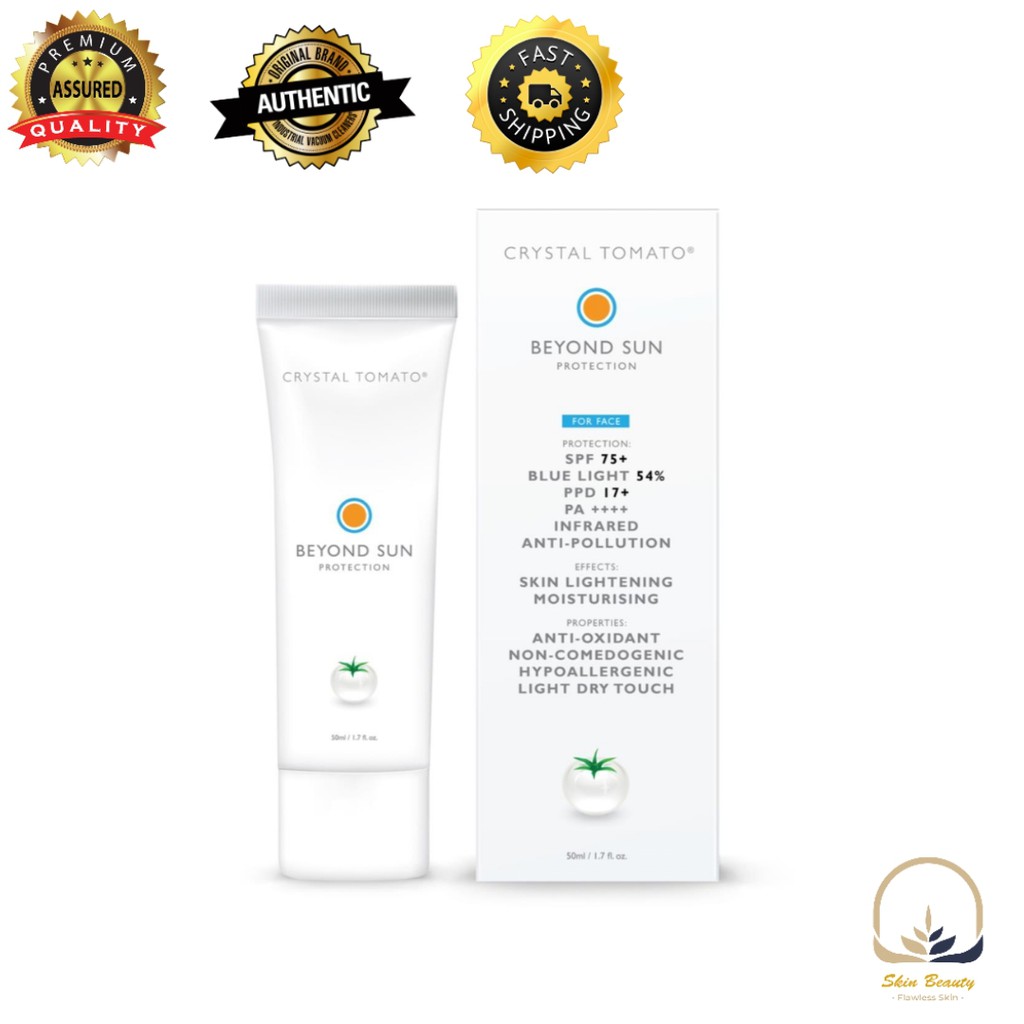 Crystal Tomato® Beyond Sun Protection SPF 75 PA++++ (50ml) | Shopee ...