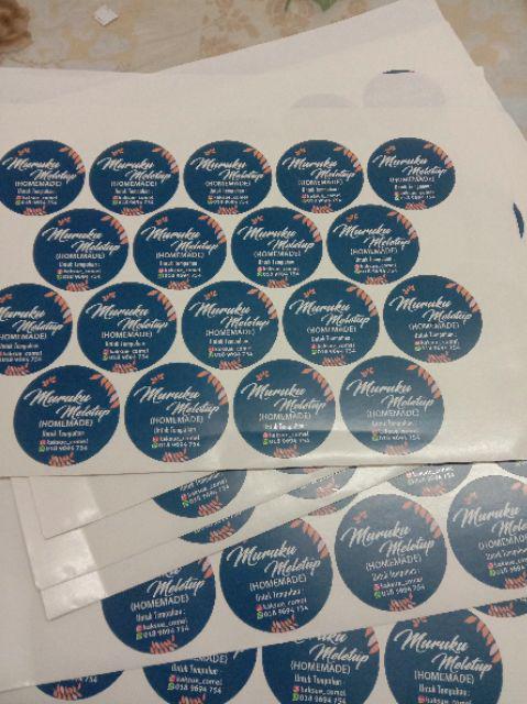 STICKER PRODUK LABEL STIKER MURAH 4CM 100pcs | Shopee Malaysia