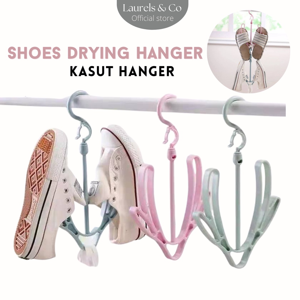 LAURELS Multipurpose Shoes Drying Hanger Shoes Drying Rack 360 ...
