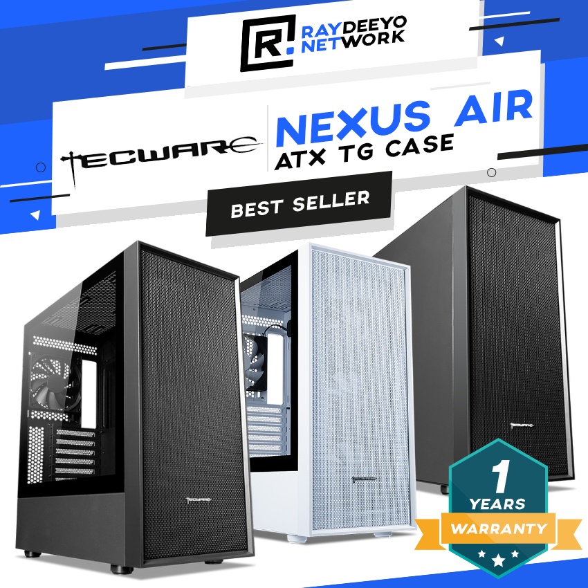 TECWARE NEXUS AIR TG ATX Case [High Airflow] | Shopee Malaysia