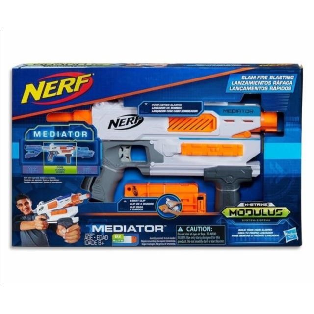 Hasbro Nerf 100% Authentic N-Strike Elite Modulus System Mediator Core ...