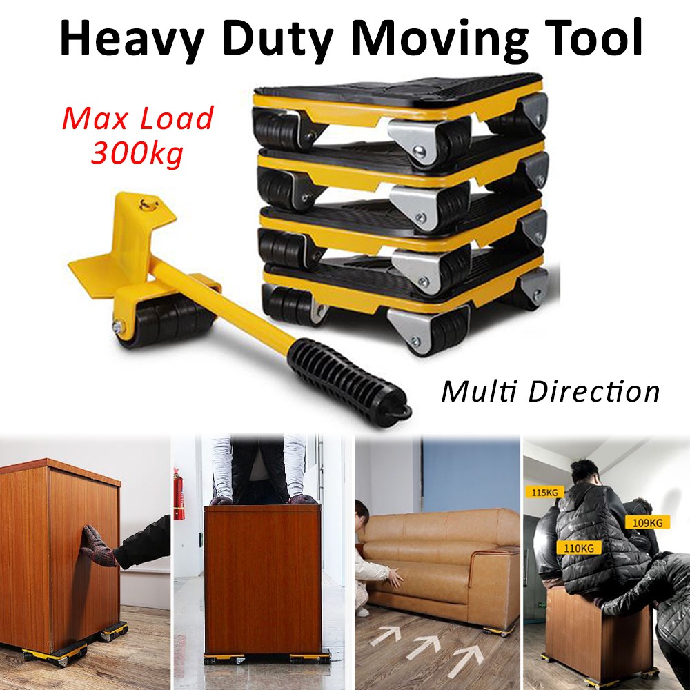 Multi Direction Moving Tool Slider Mover Wheel Glider Bucket Cloth ...