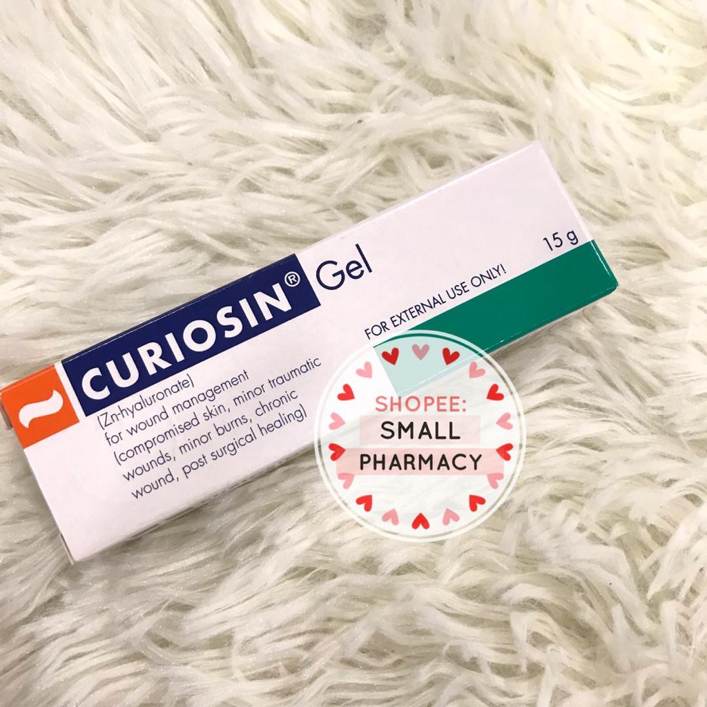 Curiosin Gel 15g Zinc Hyaluronate For Wound Management - skin , burns ...