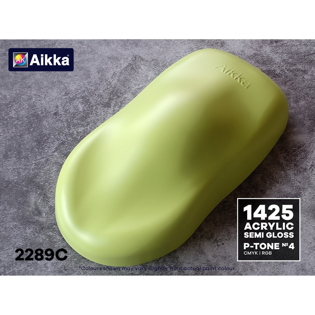 AIKKA Paint PANTONE Colour 2289C / 1425 ACRYLIC SEMI GLOSS PAINT ...