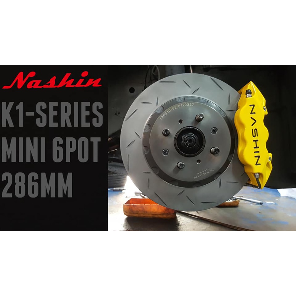 Honda City GM6/Jazz GK 2014+ - Nashin K1 Mini 6 Pot Big Brake Kit ...