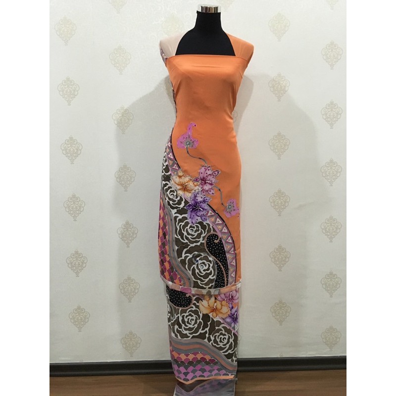 Batik lukis sutera crepe | Shopee Malaysia