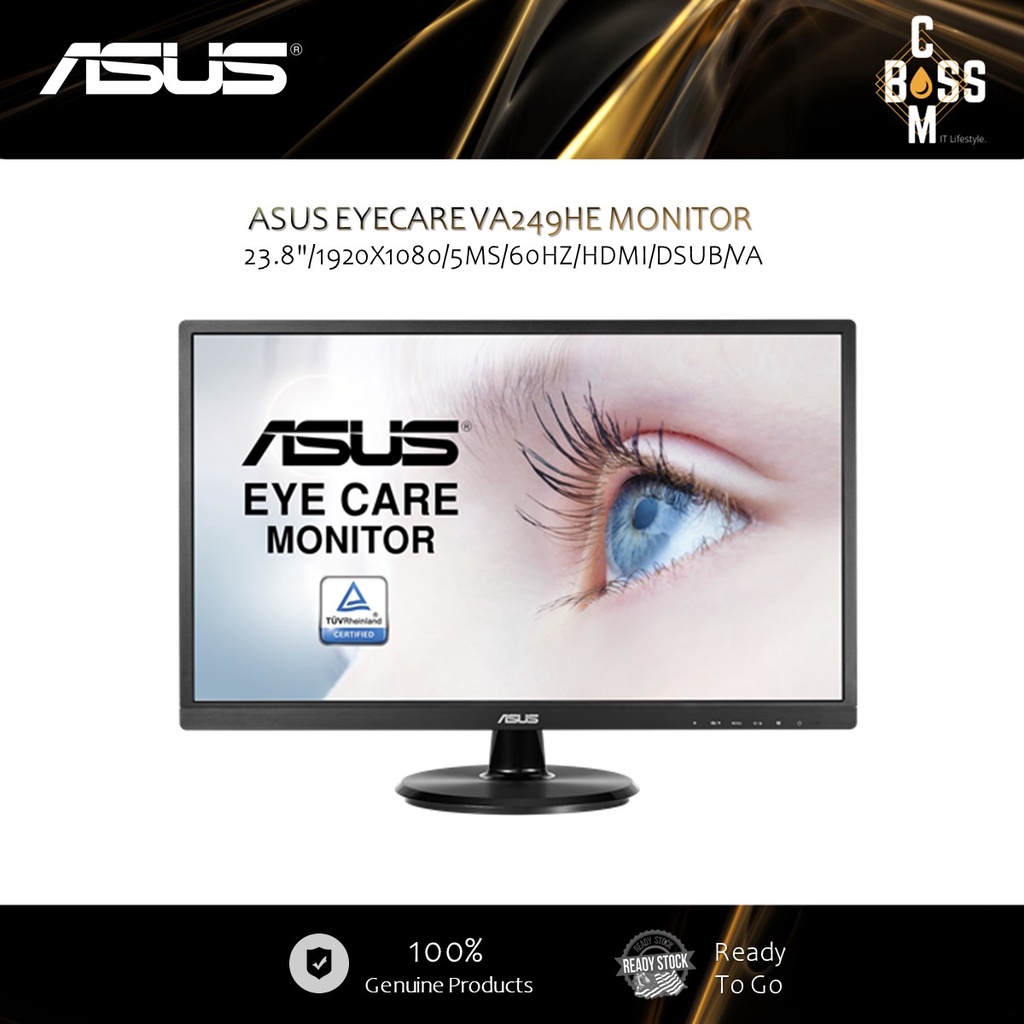 *ORIGINAL* ASUS EYECARE VA249HE MONITOR ( 23.8"/1920X1080/5MS/60HZ/HD ...