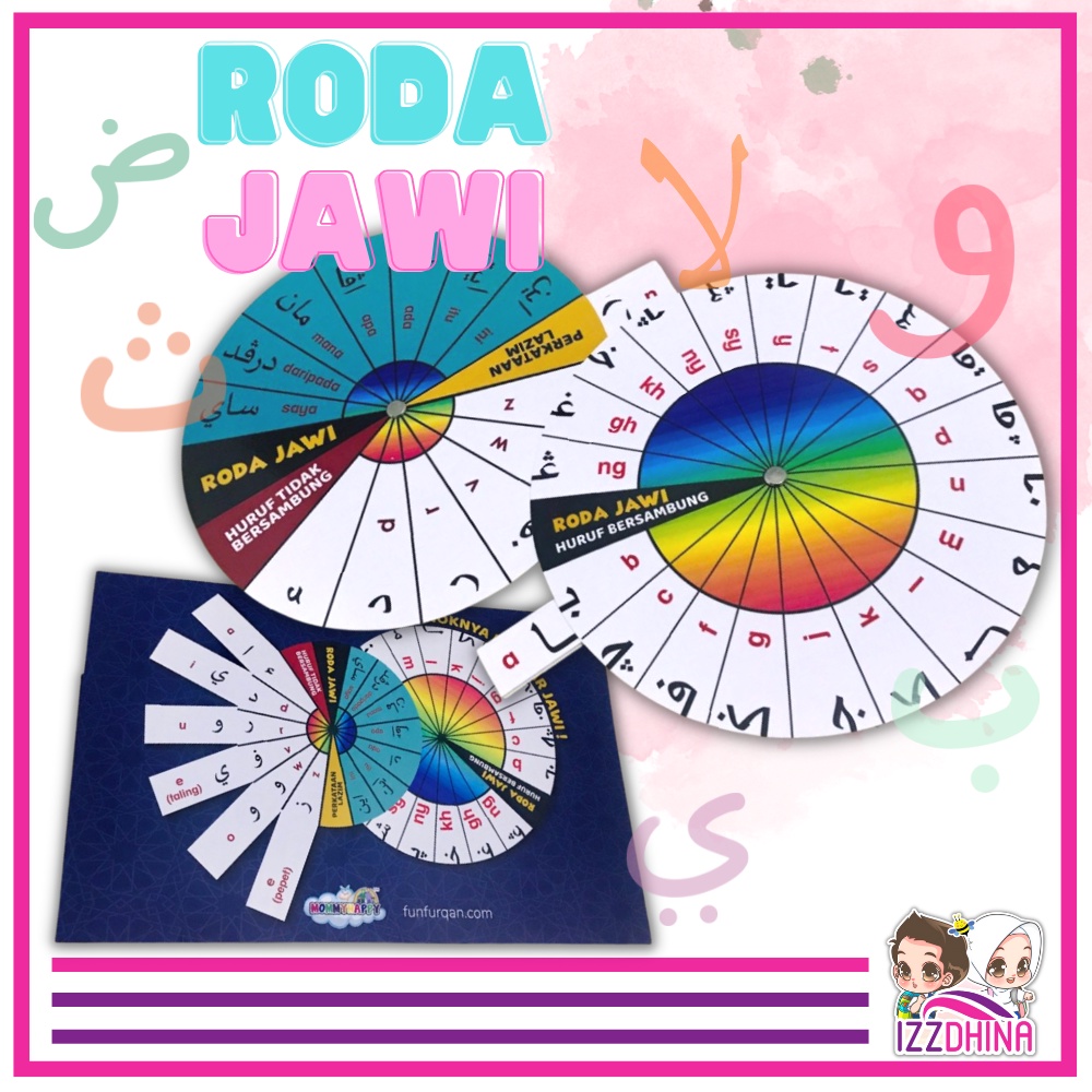 Roda Jawi Mudah Belajar Jawi | Buku Jawi | Teknik Belajar Membaca Jawi dengan Mudah | Buku Jawi ...