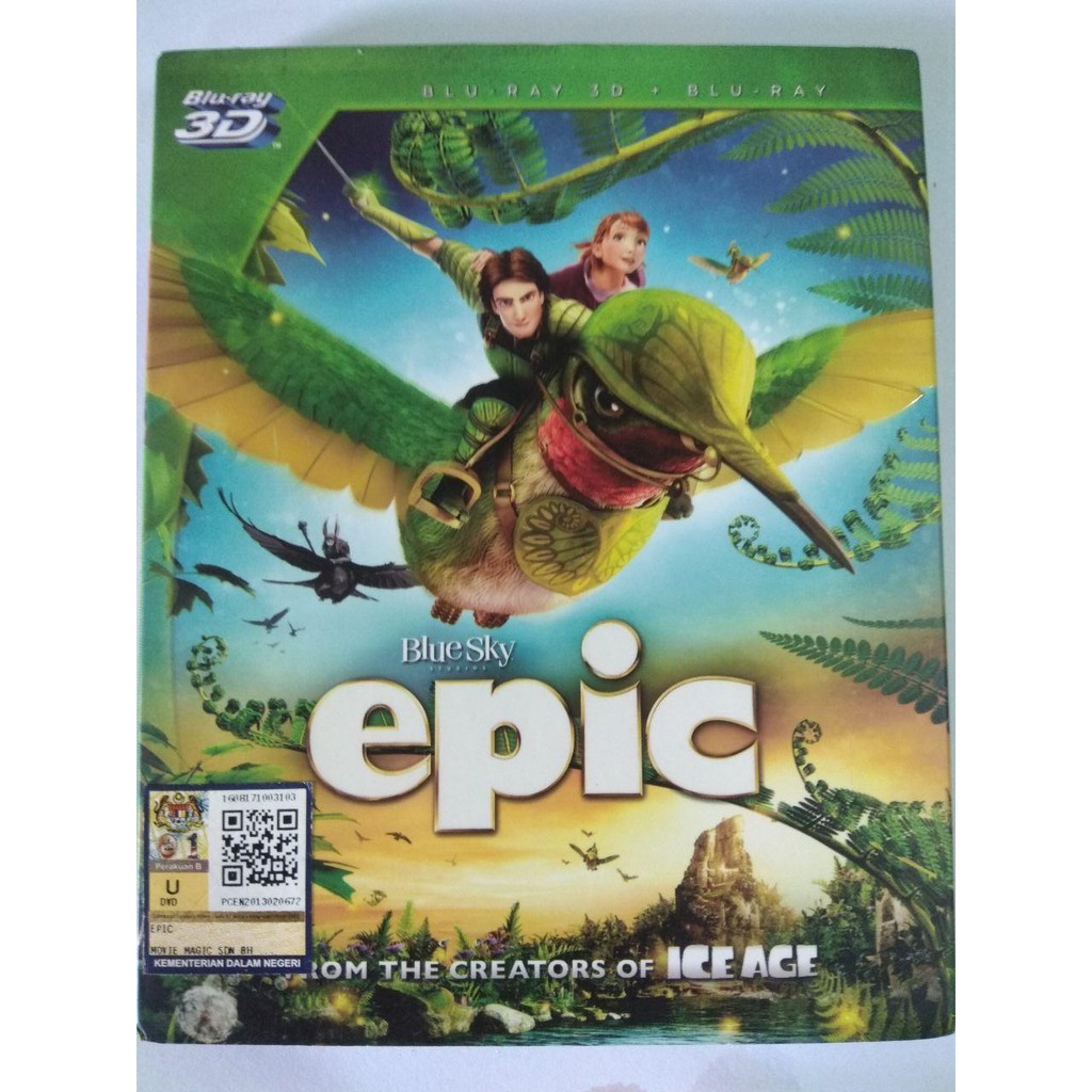 EPIC (BLURAY + BLURAY 3D) | Shopee Malaysia