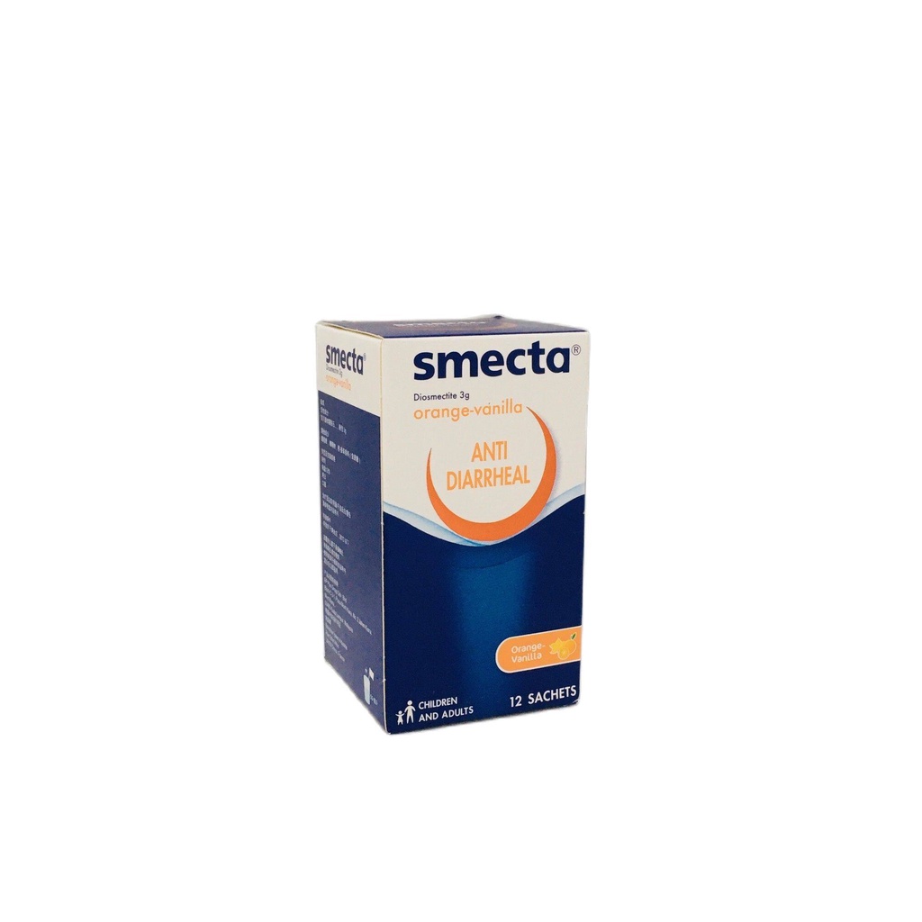 Smecta( Diosmectile) Orange-Vanilla Anti-diarrheal 1s X 3g [EXP:2/2024 ...