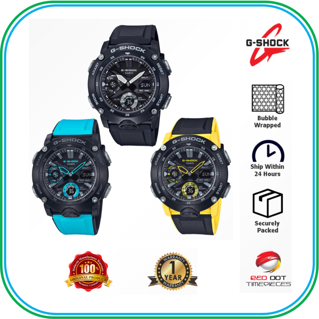 Casio G-Shock GA-2000S-1ADR / GA-2000-1A2DR / GA-2000-1A9DR / GA-2000 ...