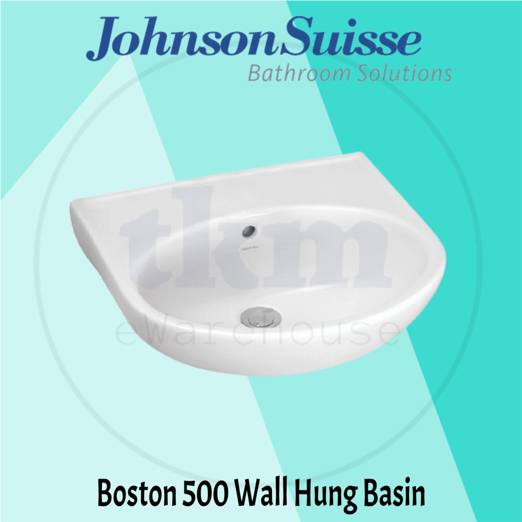 JOHNSON SUISSE BOSTON 500 WALL HUNG WASH BASIN / BATHROOM WASH BASIN ...