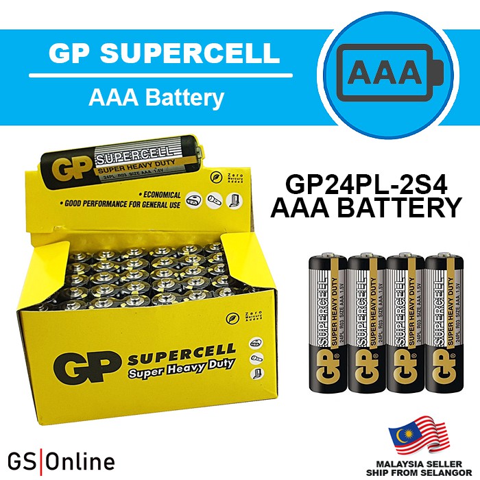 GP AAA Supercell Super Heavy Duty Battery | Shopee Malaysia