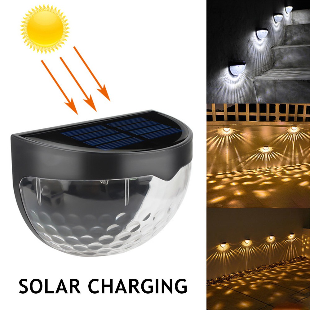 Modern Wall Lamp Led Solar Wall Lamp Semicircle IP65 Waterproof Outdoor ...