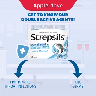 Strepsils Chesty Cough, Soothing Honey & Lemon , Cooling Menthol ...