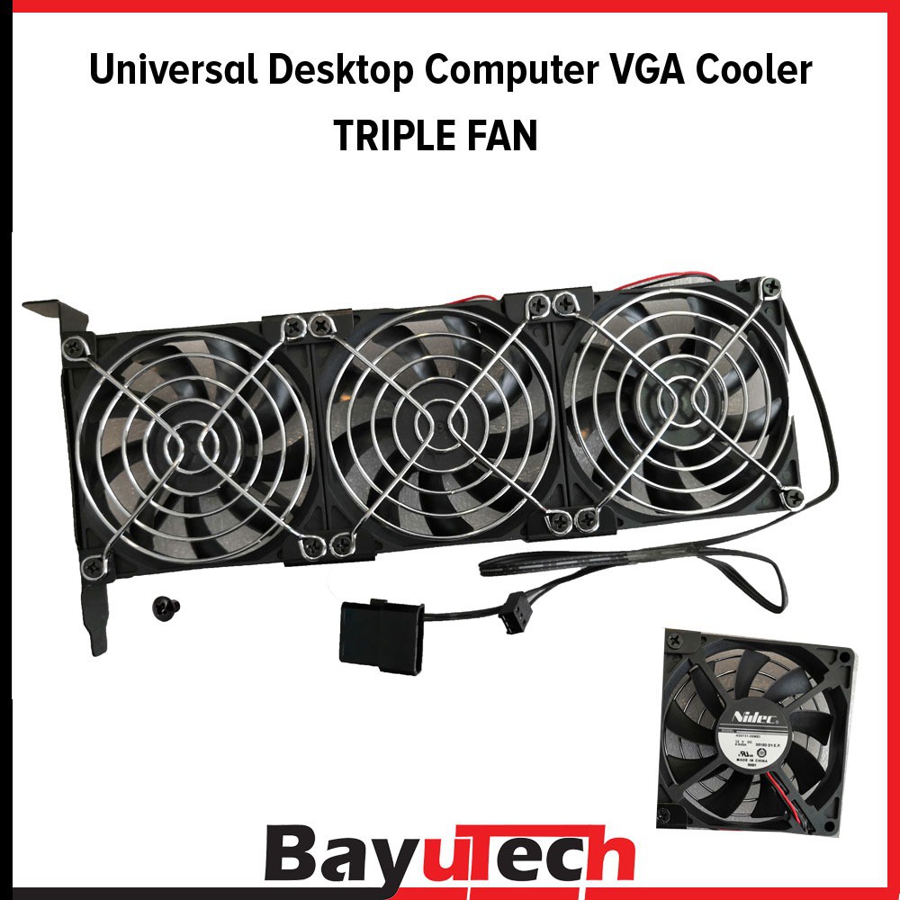 Universal desktop computer Graphic Card , VGA Cooler Fan , Slim Profile ...