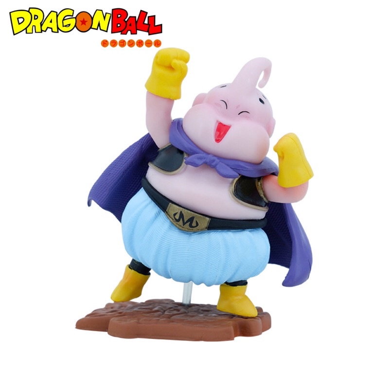 Dragon Ball The Mini Fat Majin Buu Good Buu Mini Figure Decoration ...