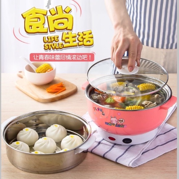 Electric Steamboat Pot / Cooking Pot / Steam Pot 3.8L Come with ...