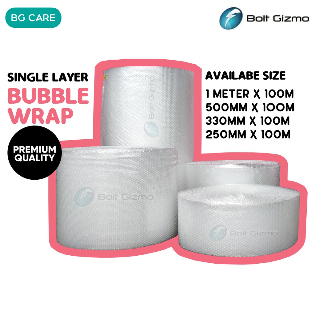 Ready Stock Bubble Wrap Single Layer 1M x 10 Meter Bubblewrap Roll 50CM ... Ready Stock Bubble Wrap Single Layer 1M x 10 Meter Bubblewrap Roll 50CM ...