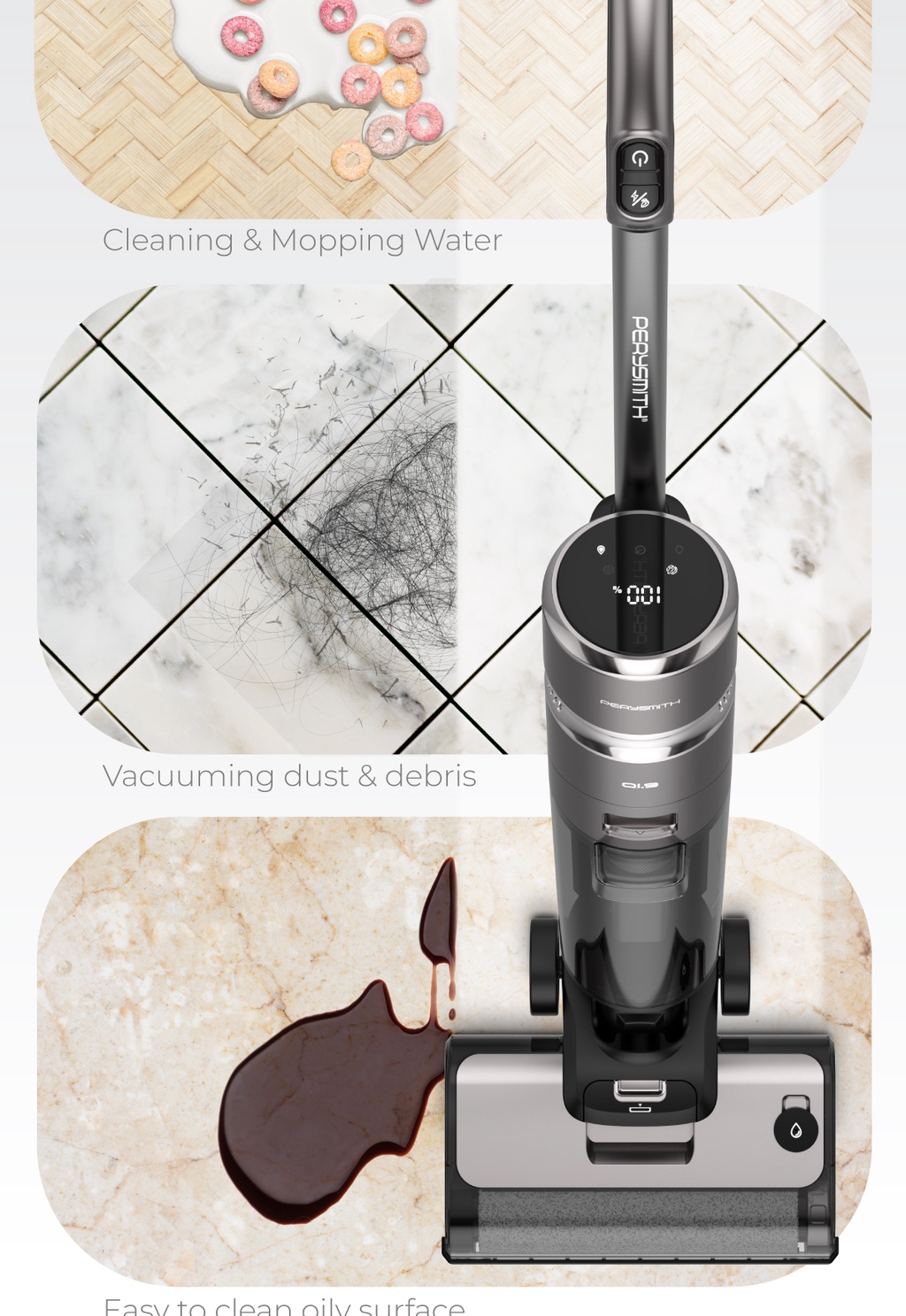 PERYSMITH SMART CORDLESS WET & DRY VACUUM CLEANER Ai9 - PerySmith Malaysia