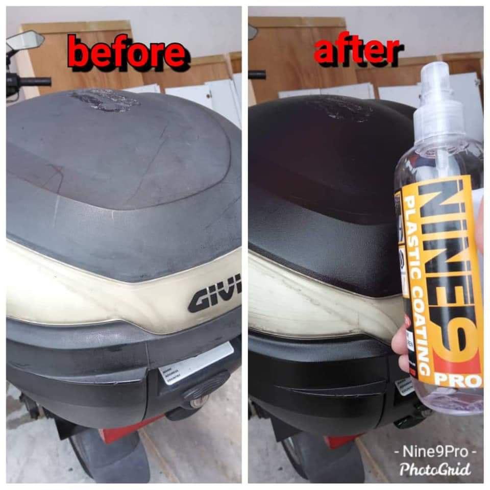Plastik Coating, Pengilat segala plastik, Berfungsi pada KERETA, MOTOR ...