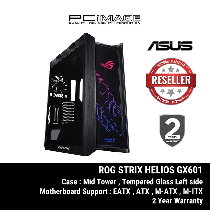 ASUS ROG Strix Helios GX601 Gaming Casing With Handle - White | Shopee ...