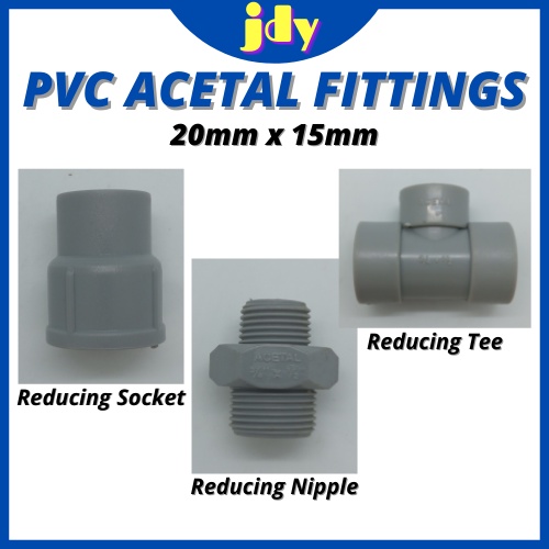 PVC Acetal Fitting PVC Acetal Connectors Reducing Socket Reducing Tee ...