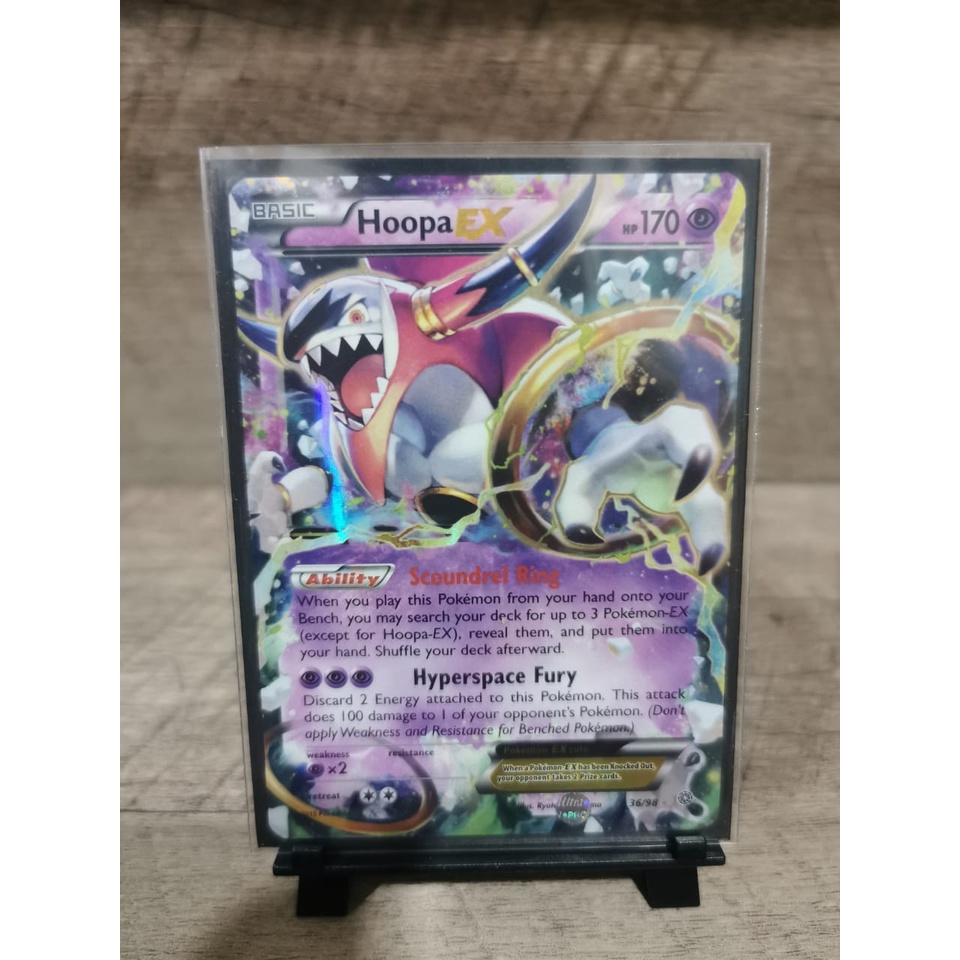Pokemon TCG - Hoopa EX - 36/98 - Ultra Rare Pokemon Trading Card ...
