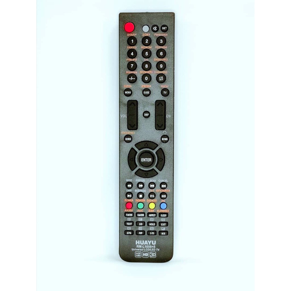 Huayu Universal LED / LCD TV Remote Control RM-L1098+8 | Shopee Malaysia