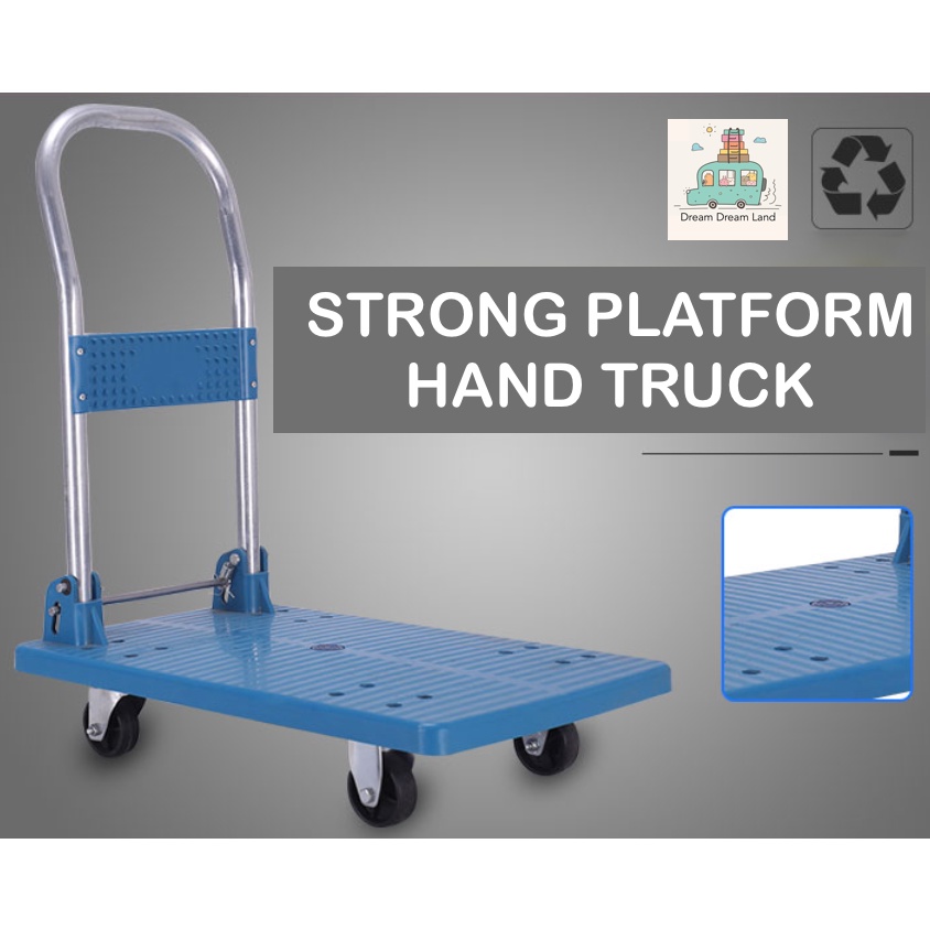 100kg Foldable Platform Hand Truck Heavy Duty Foldable PVC Platform ...