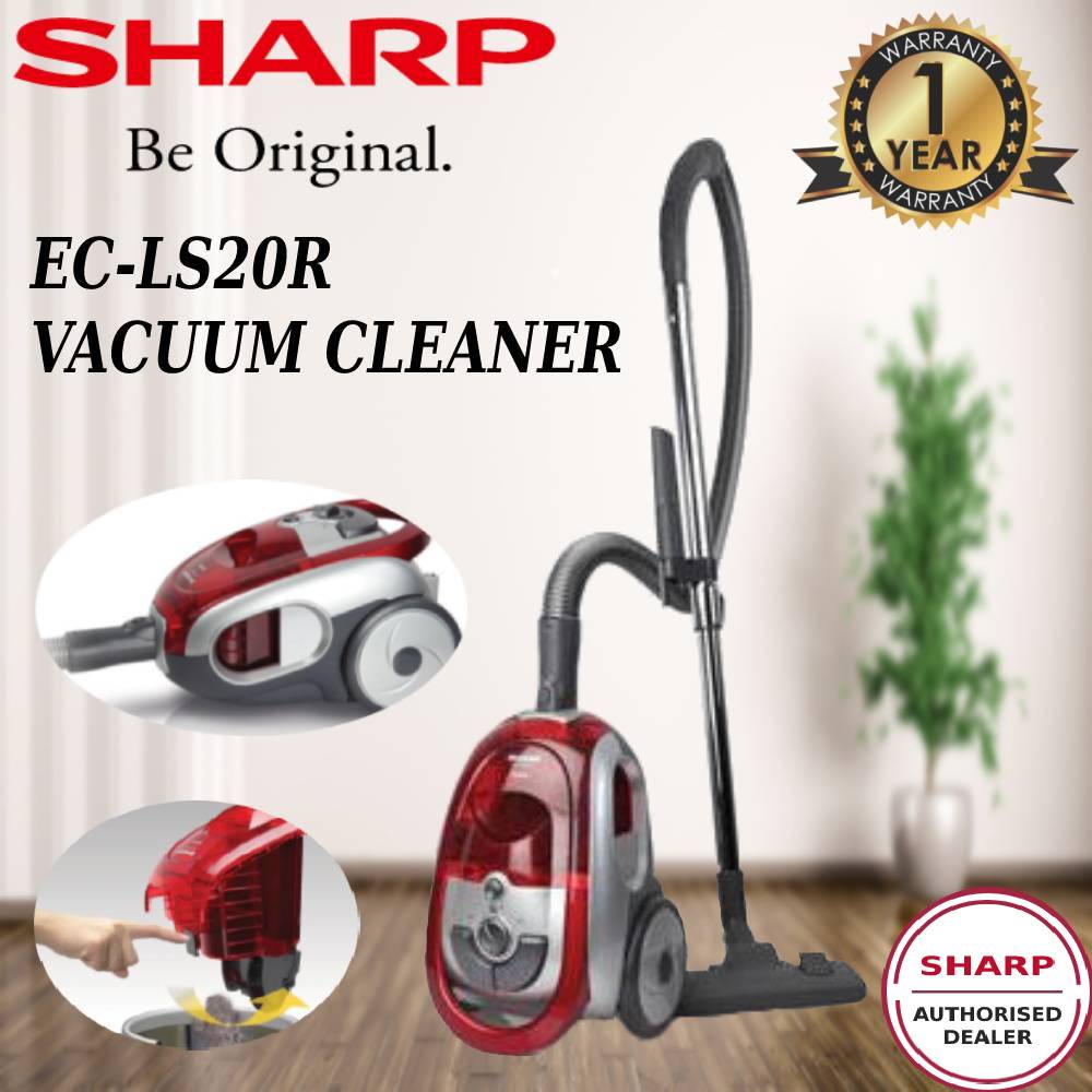 SHARP 2000W BAGLESS VACUUM CLEANER ECLS20R | Shopee Malaysia